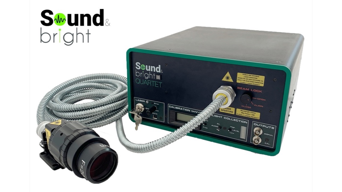 Interféromètre laser de Sound and Bright, adapté à un large éventail d ...